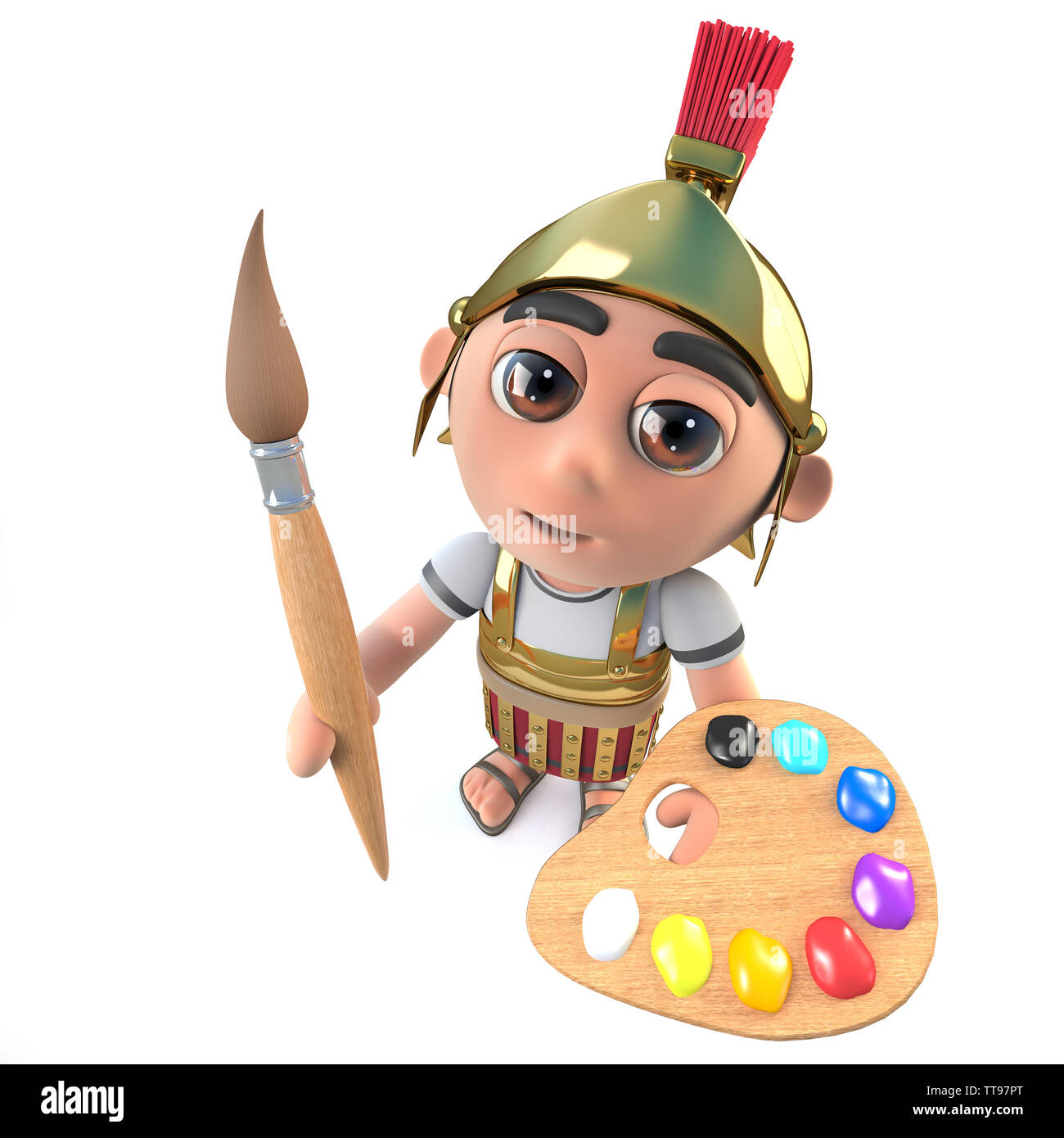 Roman gladiator painting hi-res stock photography and images - Alamy