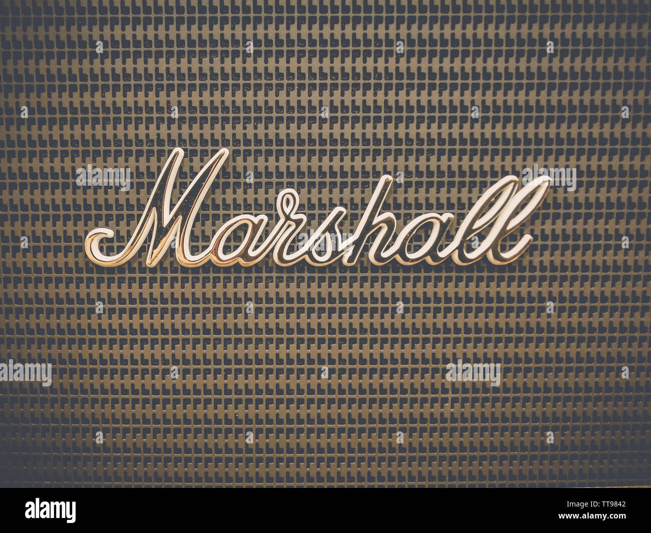 amp front texture pattern Stock Photo - Alamy