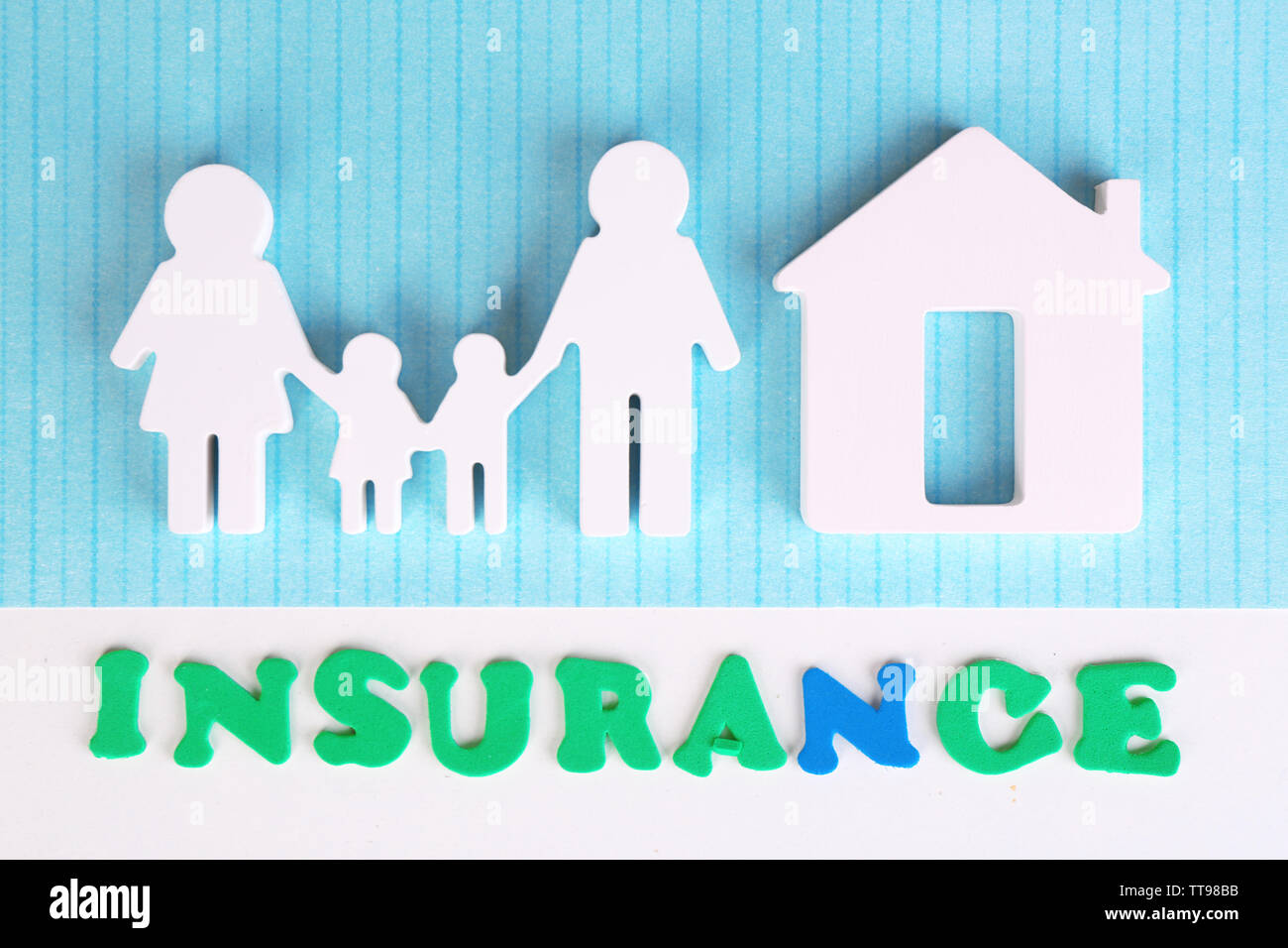 Family life insurance Stock Photo - Alamy
