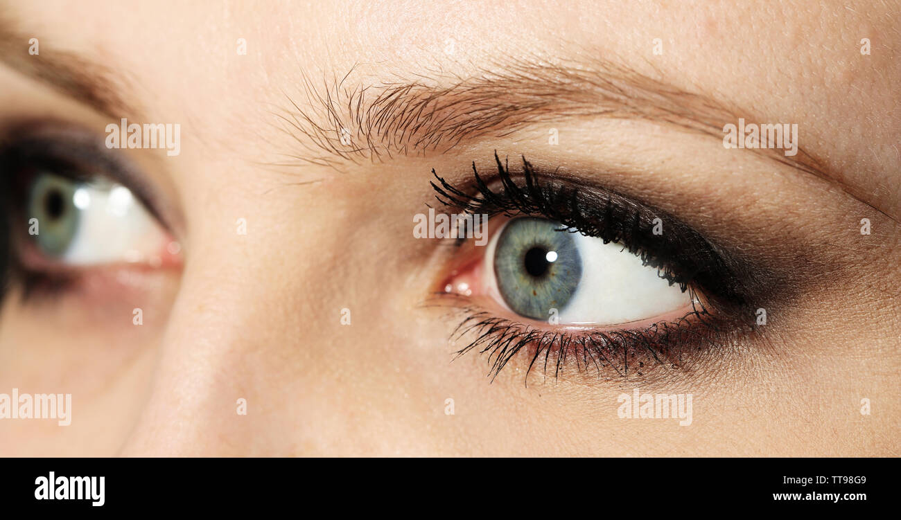 Close up of teary eye hi-res stock photography and images - Alamy