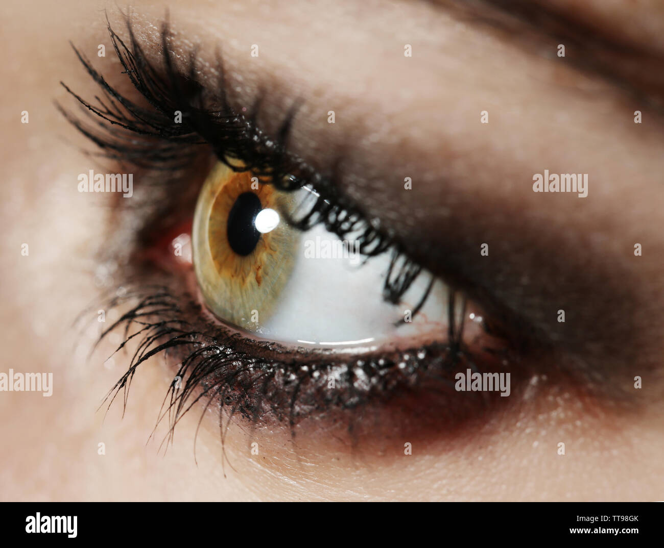 Close up eye tear dripping hi-res stock photography and images - Alamy