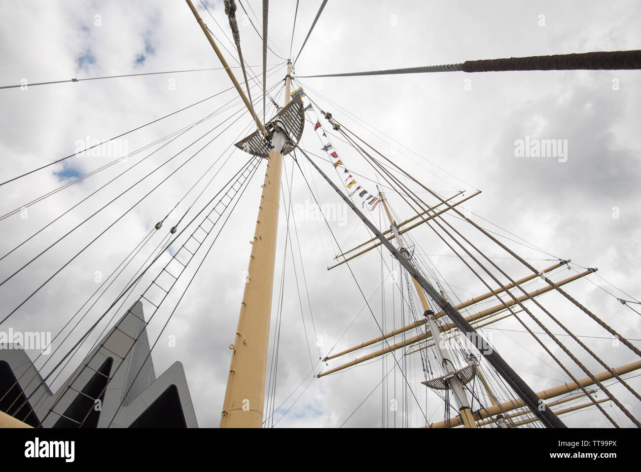 The principal exhibit, the Tall Ship. at Riverside Museum Stock Photo ...