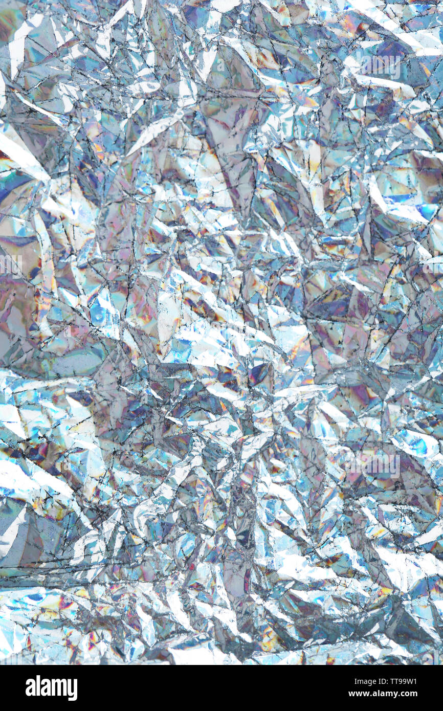 Crumpled color foil texture background Stock Photo - Alamy