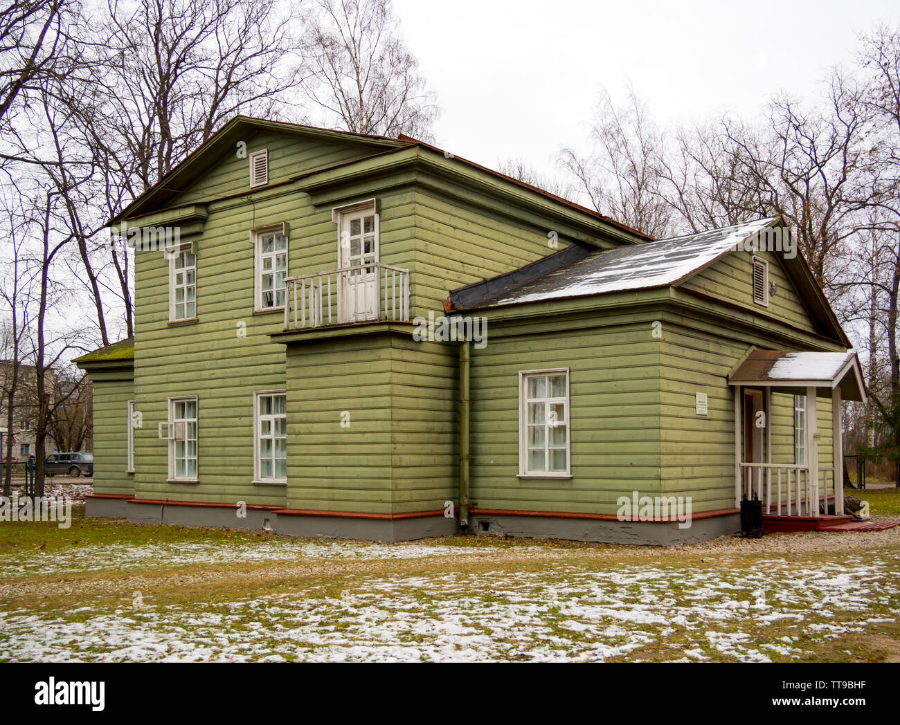 Chudovo, Russia- October 31, 2018: Hunting Lodge, N.A. Nekrasov ...