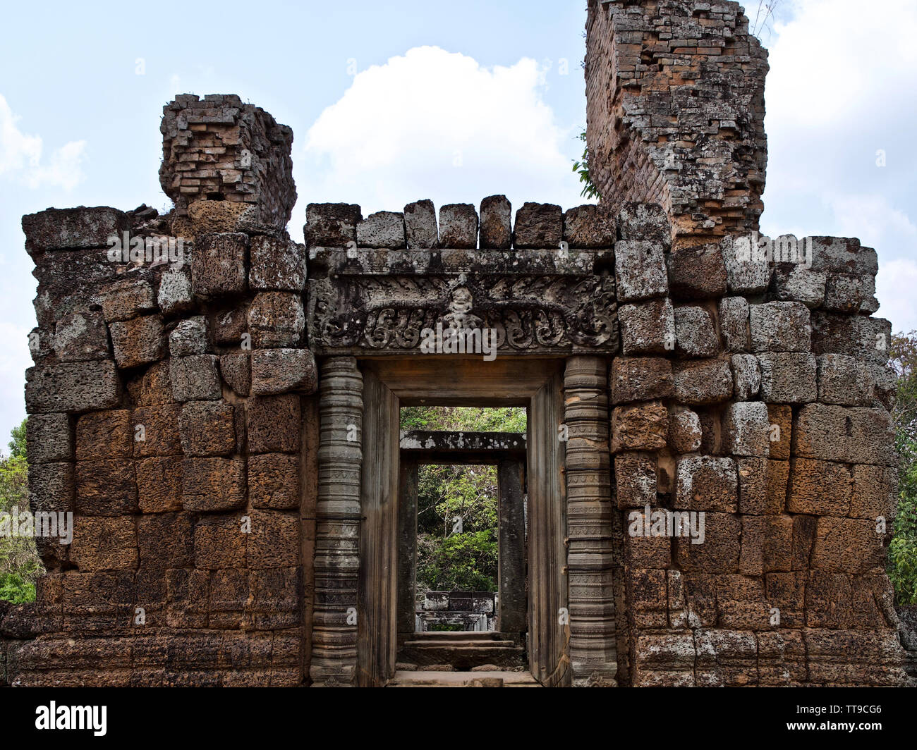 Architecture of ancient temple complex Angkor, Siem Reap, Cambodia ...