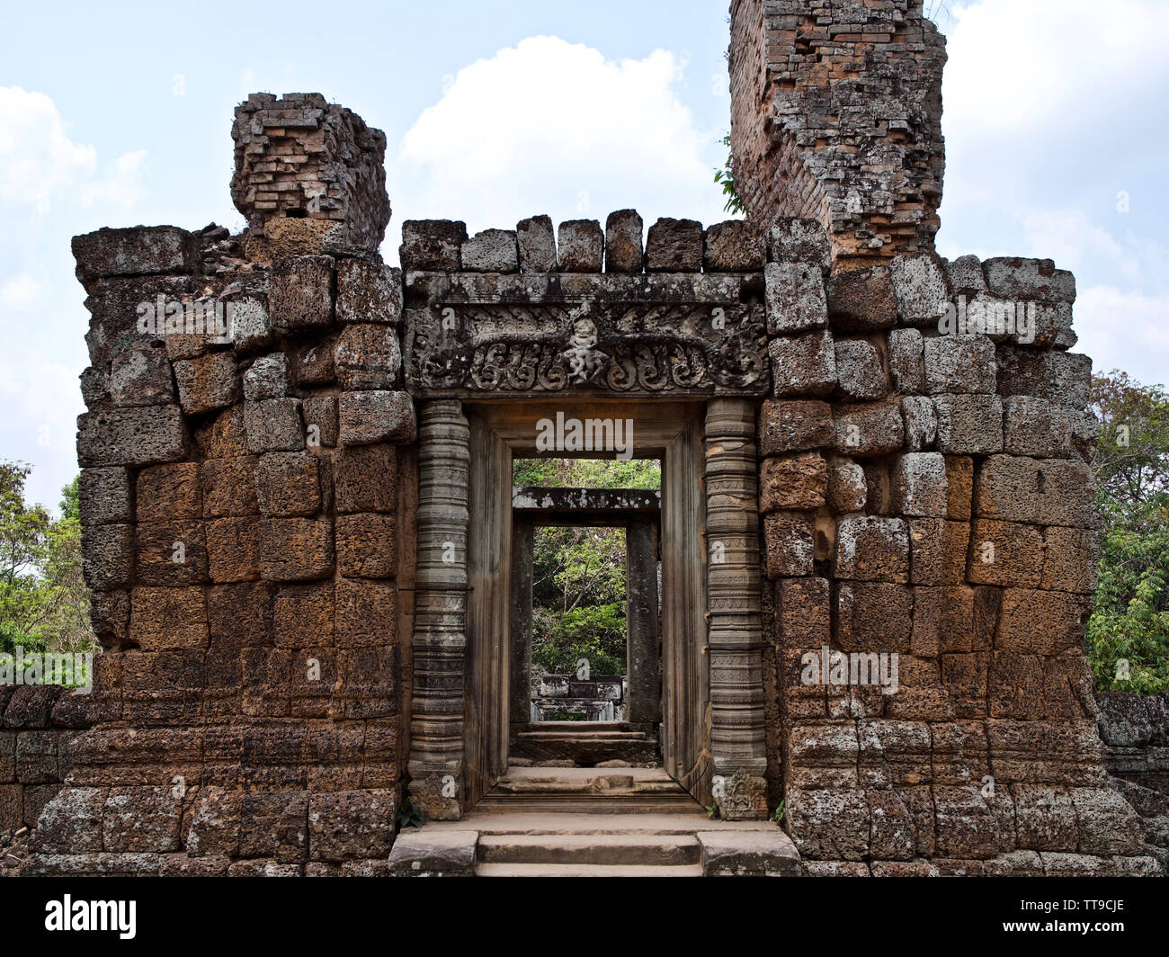 Architecture of ancient temple complex Angkor, Siem Reap, Cambodia ...