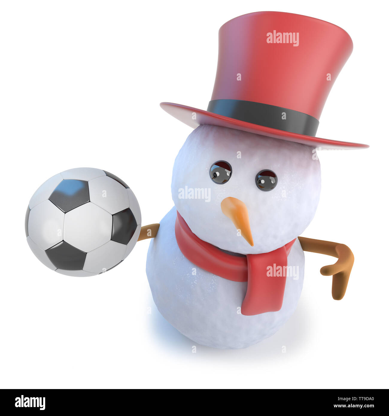 Snowman football Cut Out Stock Images & Pictures - Alamy
