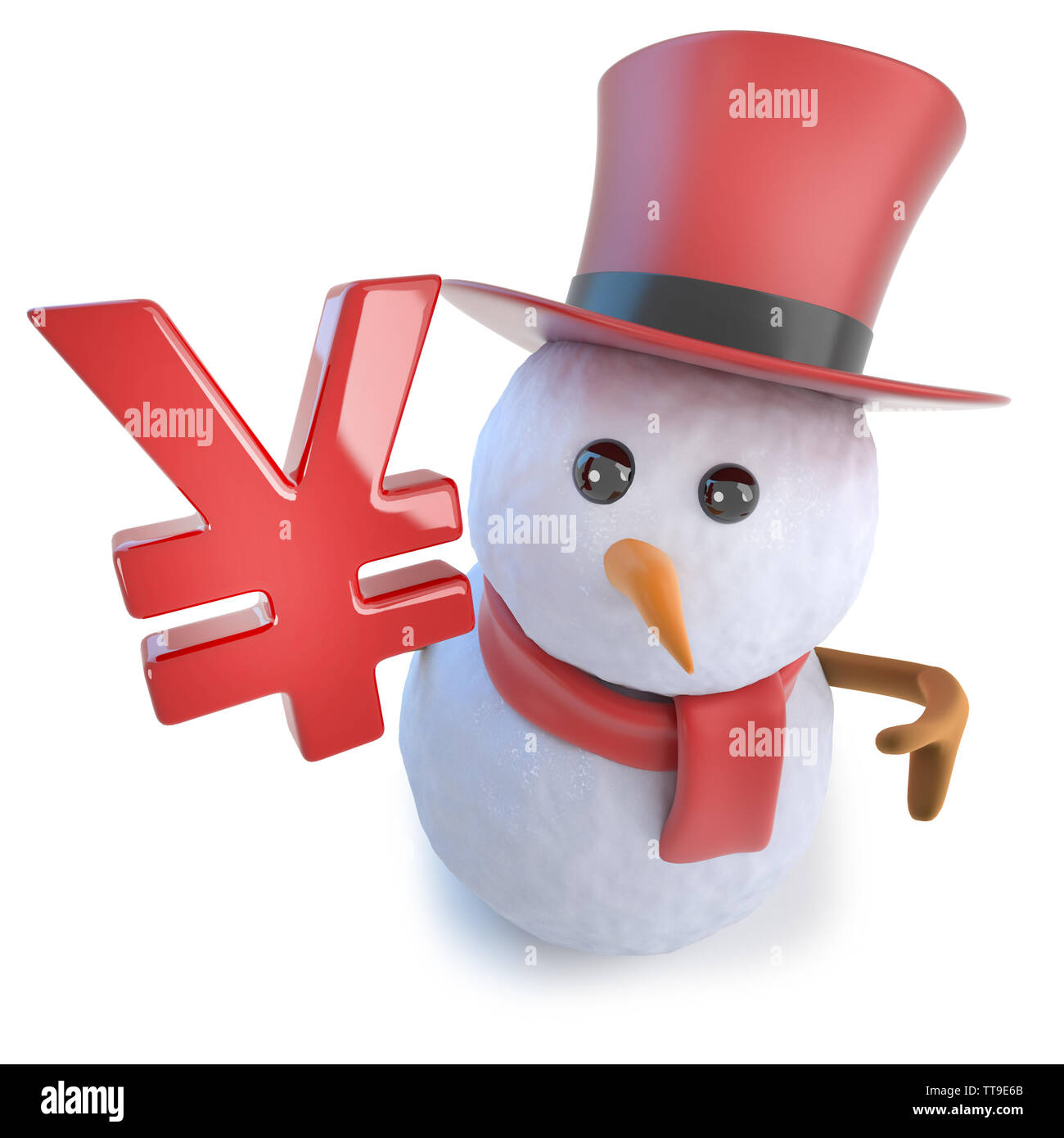 Snowman winter snow japan Cut Out Stock Images & Pictures - Alamy