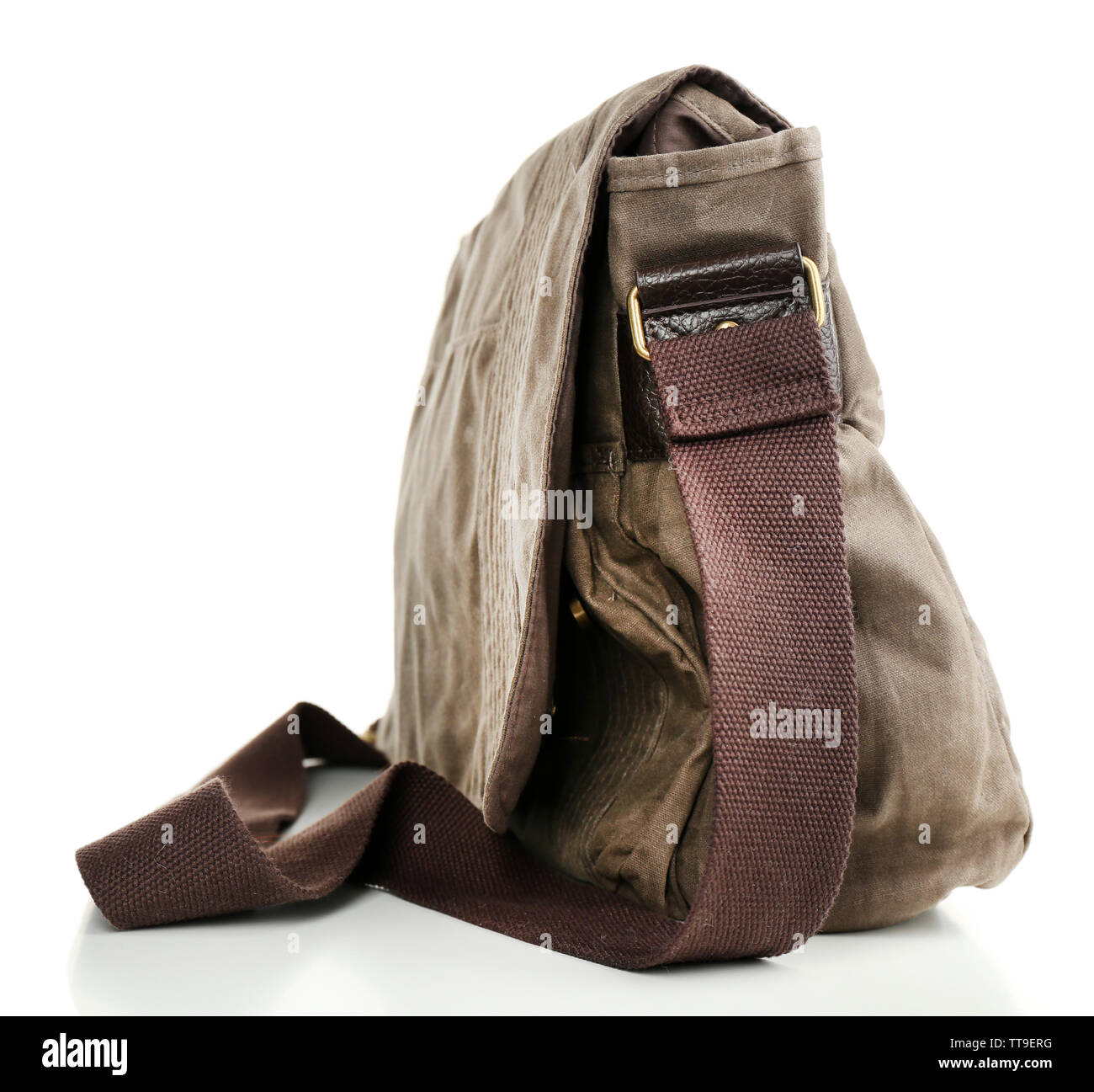 Shoulder bag isolated on white Stock Photo - Alamy