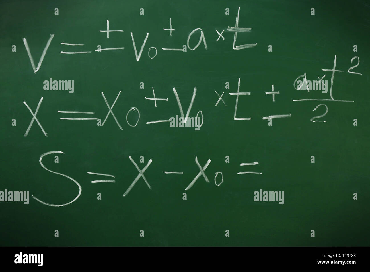 Physics Formulas High Resolution Stock Photography and Images - Alamy