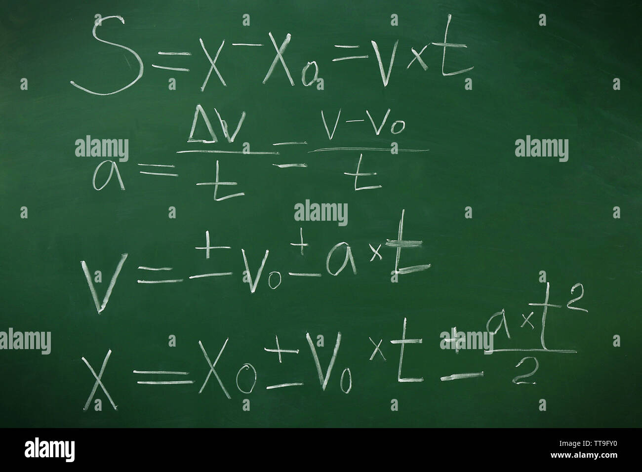 Physics formulas hi-res stock photography and images - Alamy