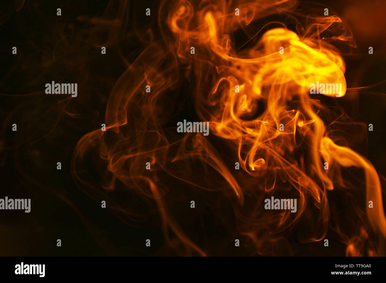 Color smoke from match on dark background Stock Photo - Alamy