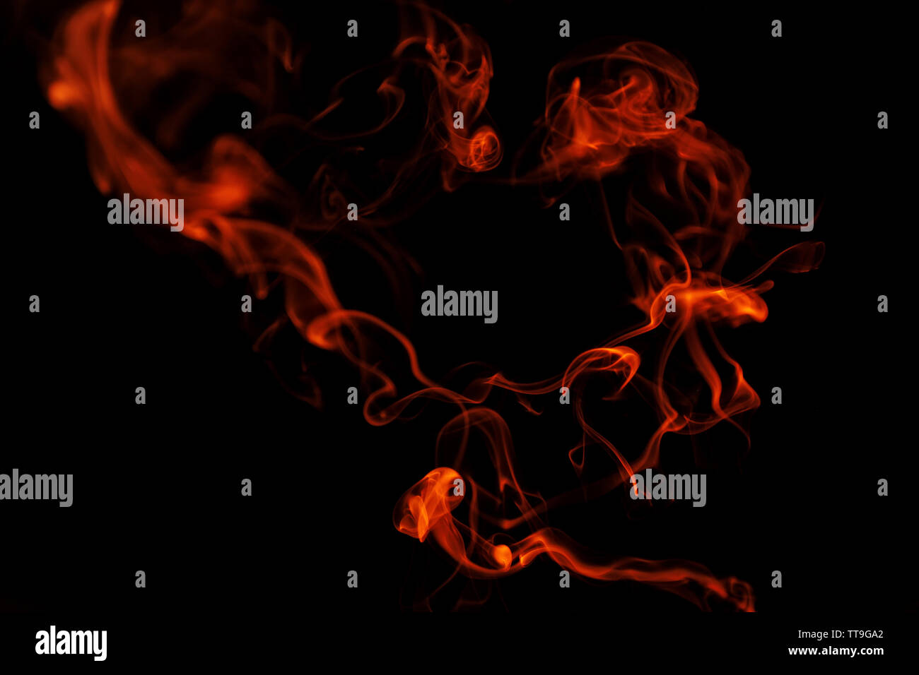 Color smoke from match on dark background Stock Photo - Alamy
