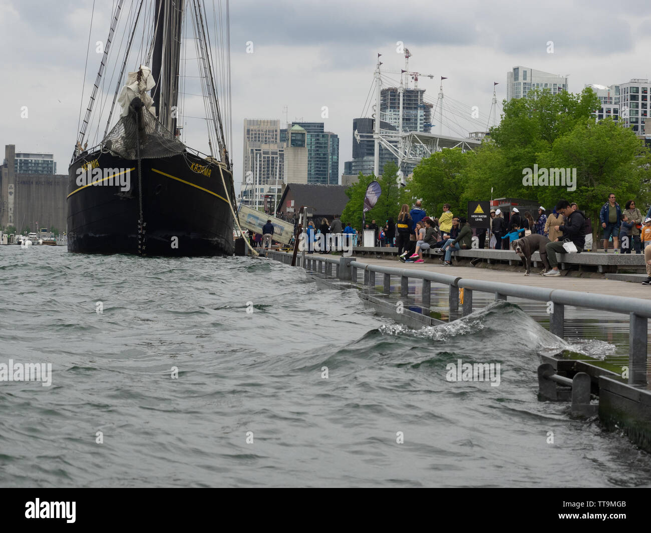 Toronto, Canada. 15th June, 2019. Toronto tall ship Kajama is docked at ...