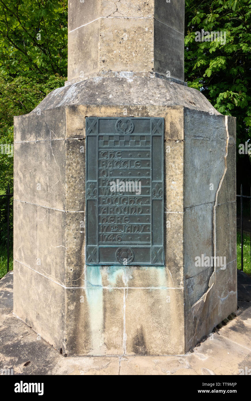 The battle of falkirk muir monument hi-res stock photography and images ...