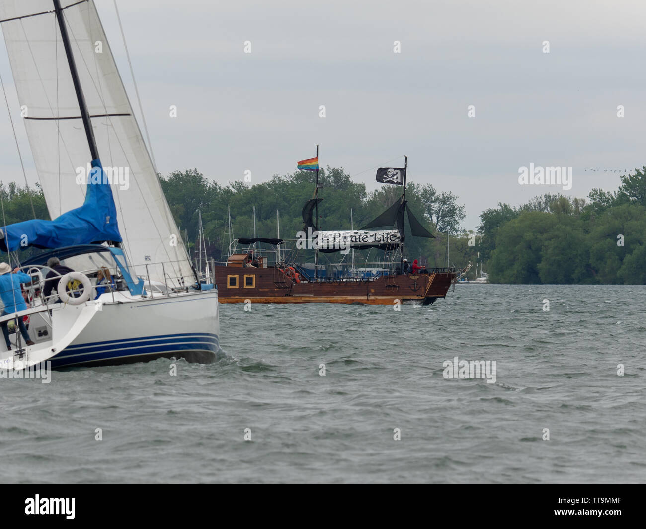 Toronto pride flag hi-res stock photography and images - Alamy