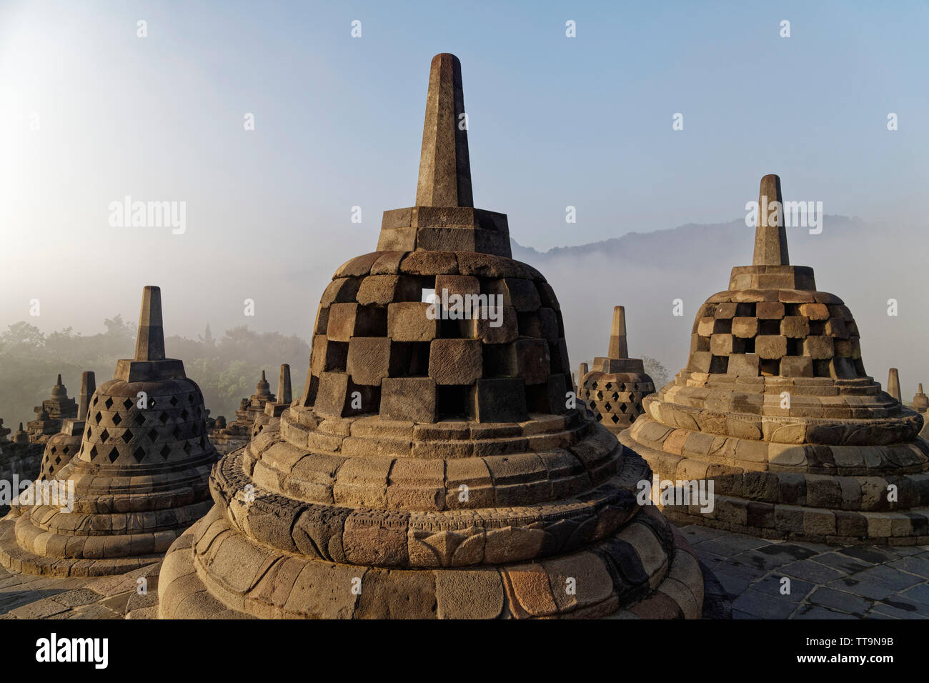 Borobudur, Central Java, Indonesia. 7th May, 2019. The 9th-century ...