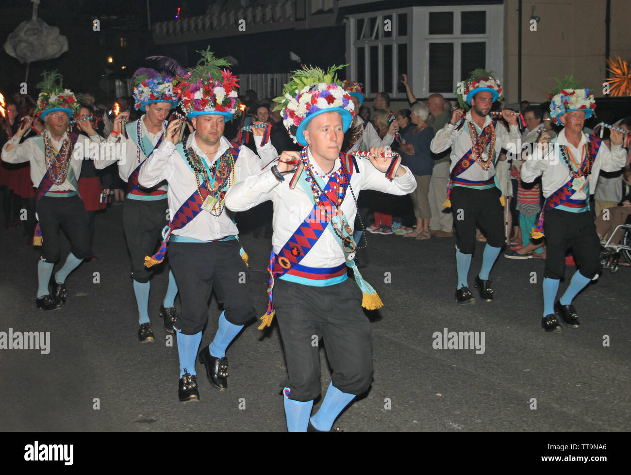 Morris dancers vintage hi-res stock photography and images - Alamy