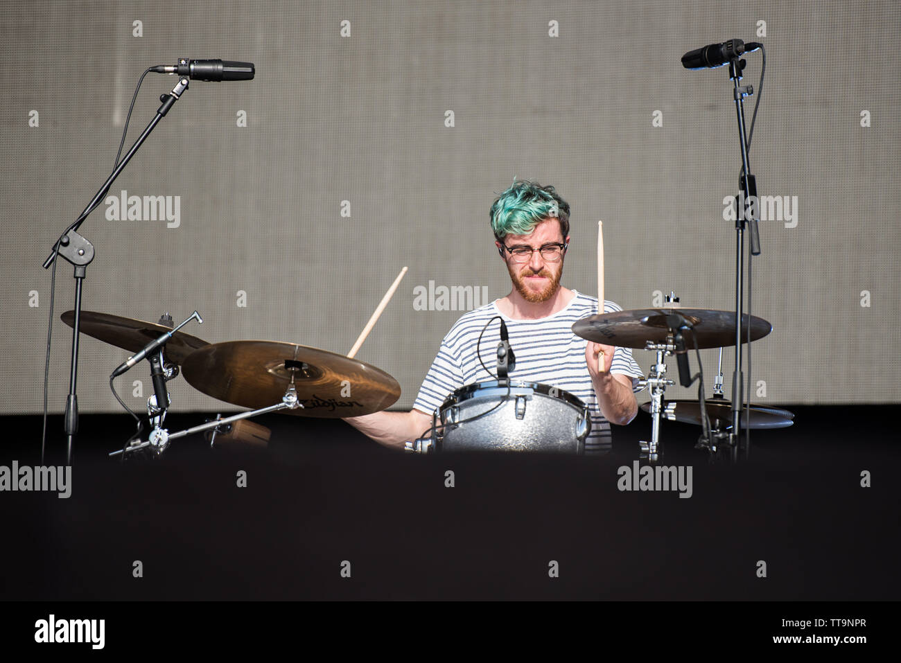 James Price, drummer of the British alternative rock band Nothing But ...