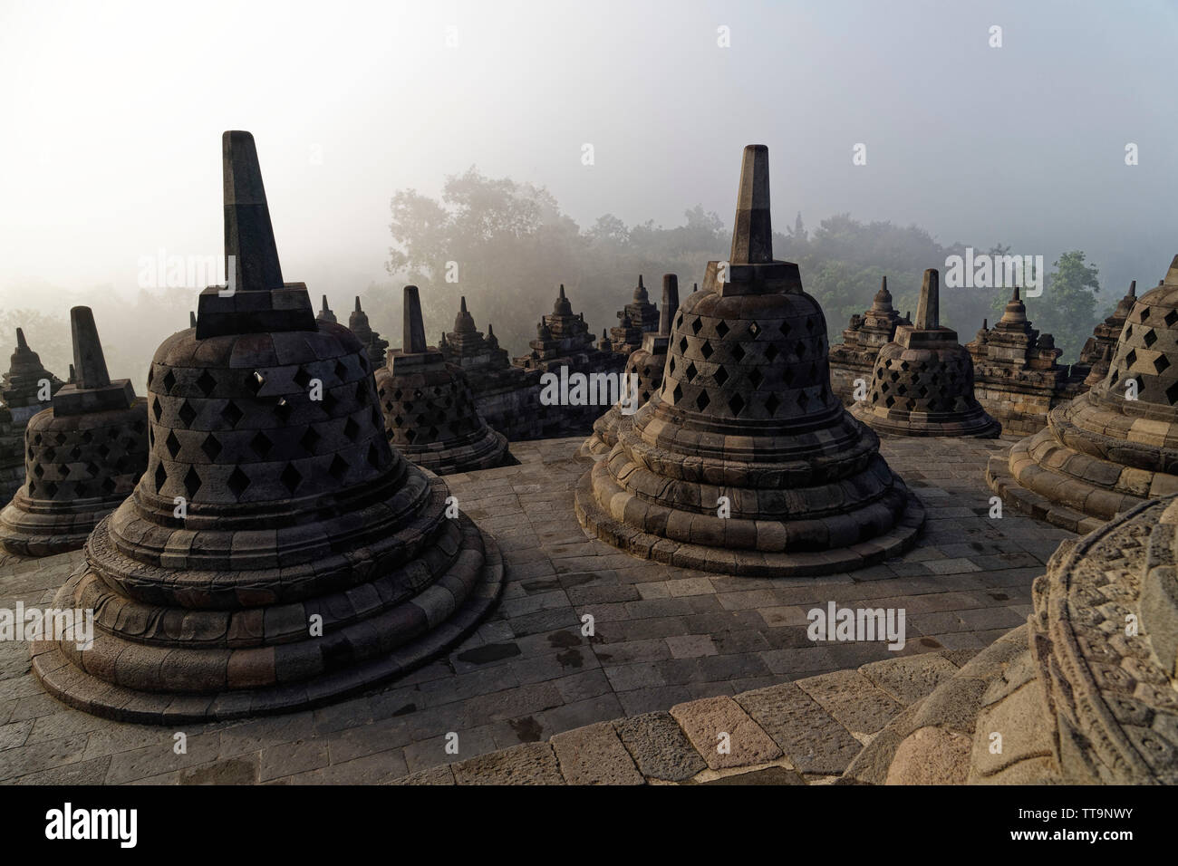 Borobudur, Central Java, Indonesia. 7th May, 2019. The 9th-century ...