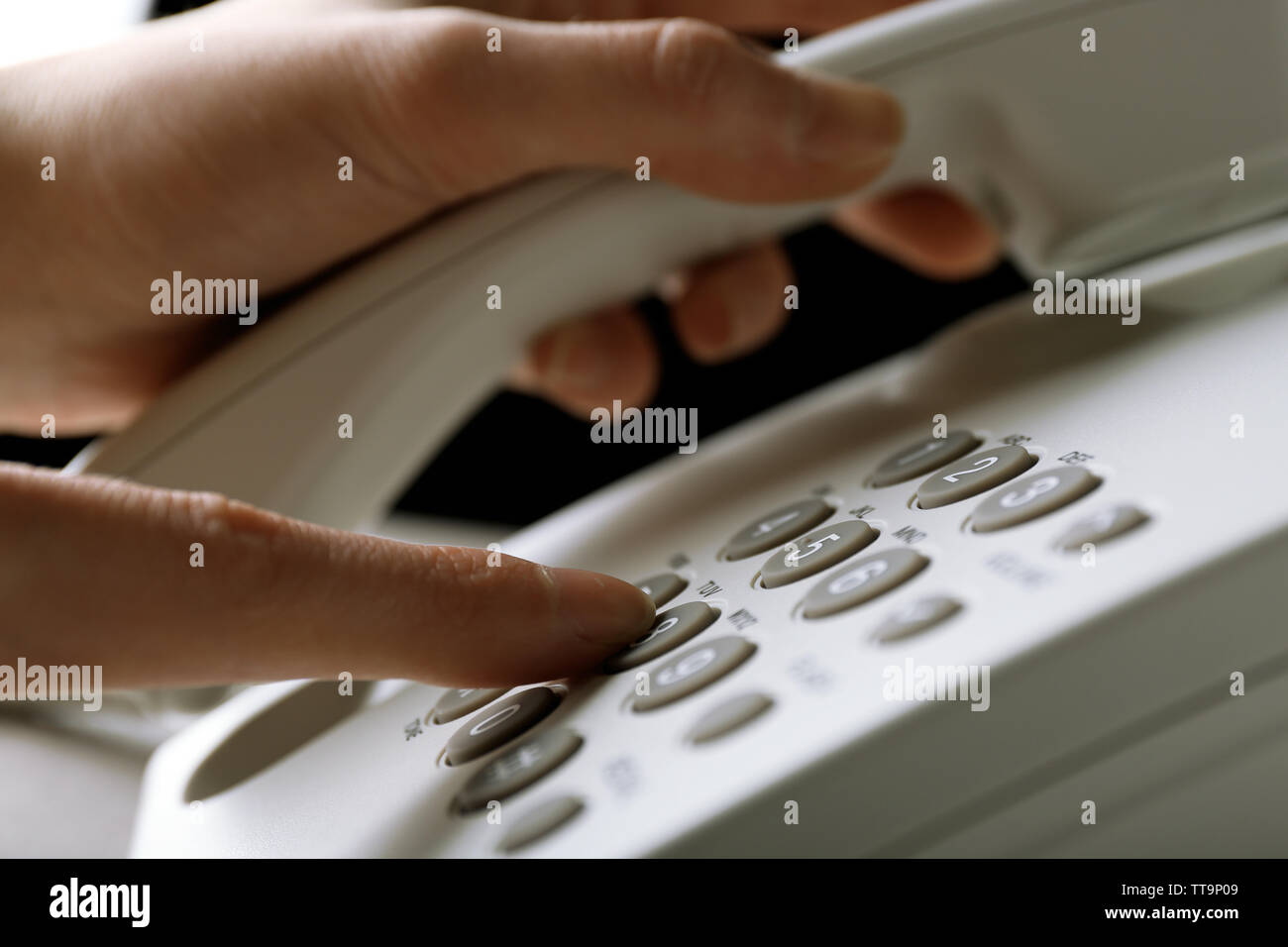 Telephone survey call center hi-res stock photography and images - Alamy