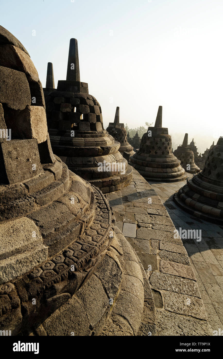 Borobudur, Central Java, Indonesia. 7th May, 2019. The 9th-century ...