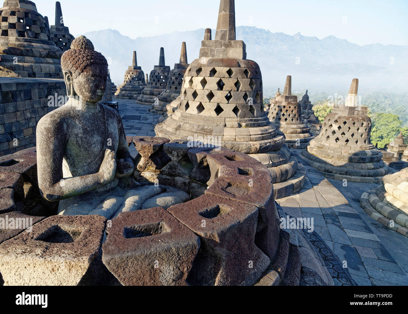 Borobudur, Central Java, Indonesia. 7th May, 2019. The 9th-century ...