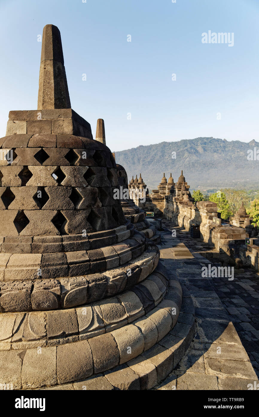 Borobudur, Central Java, Indonesia. 7th May, 2019. The 9th-century ...