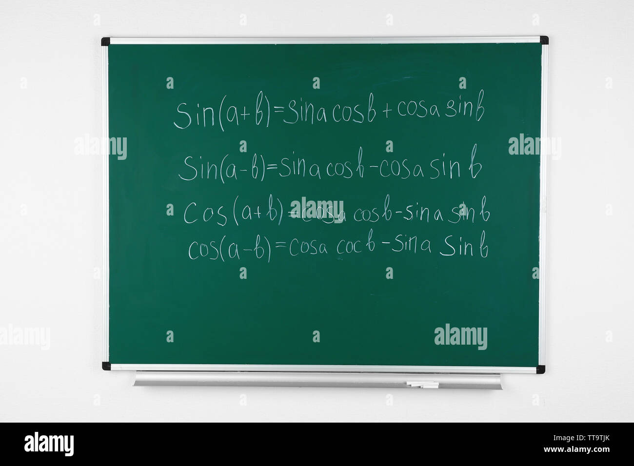 Math formulas on blackboard background Stock Photo - Alamy