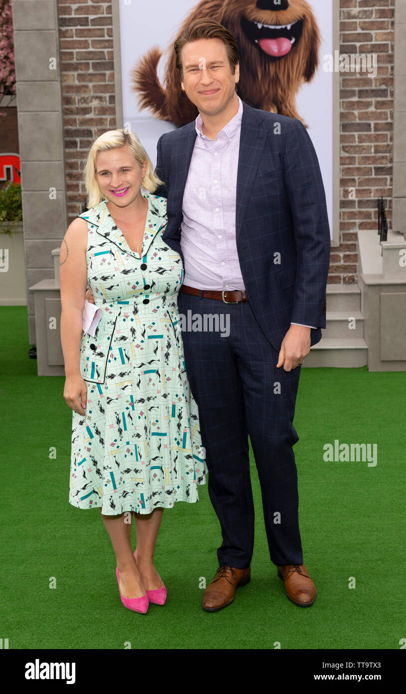 Westwood, CA - JUNE 2, 2019: Valerie Chaney and Pete Holmes attend ...