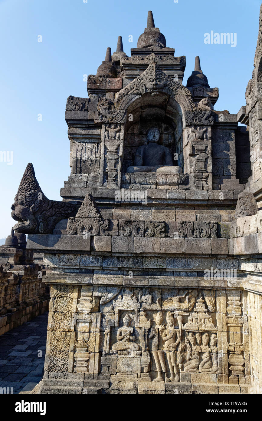 Borobudur, Central Java, Indonesia. 7th May, 2019. The 9th-century ...