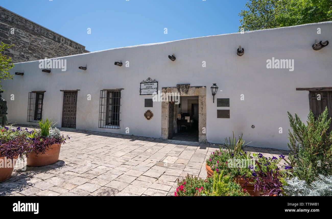 Spanish governor's palace san antonio hi-res stock photography and ...