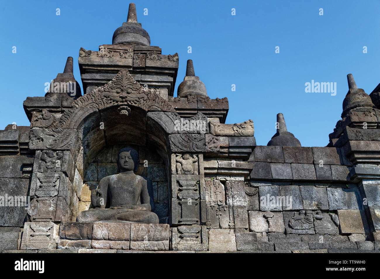 Borobudur, Central Java, Indonesia. 7th May, 2019. The 9th-century ...