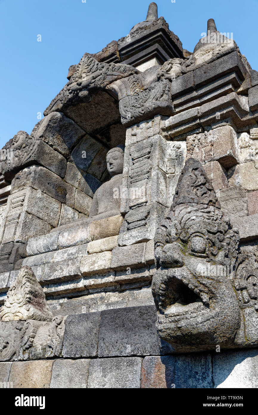Borobudur temple compounds hi-res stock photography and images - Alamy