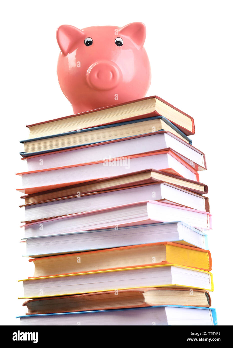 Concept accumulation of knowledge isolated on white Stock Photo - Alamy