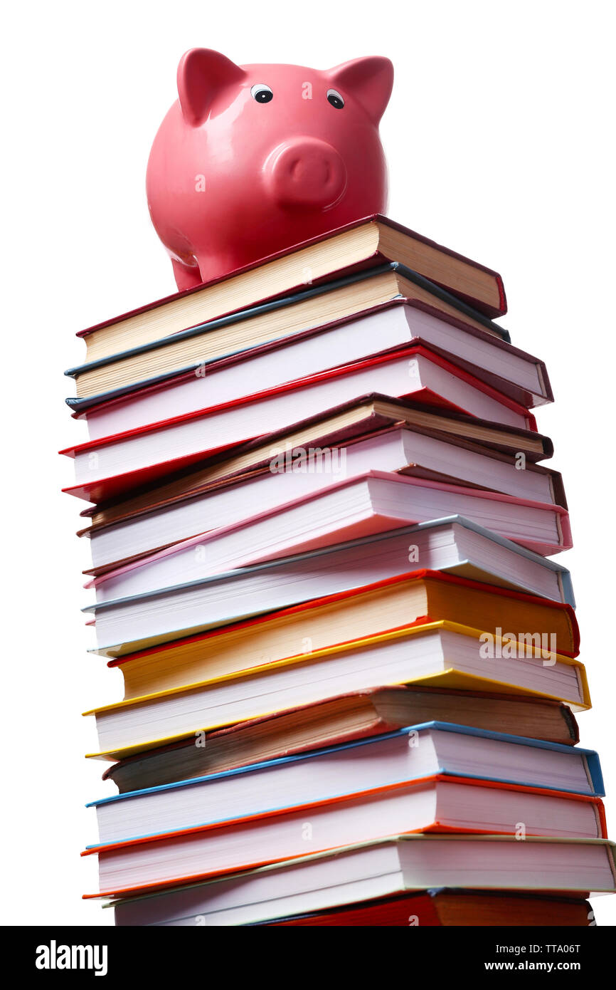 Concept accumulation of knowledge isolated on white Stock Photo - Alamy