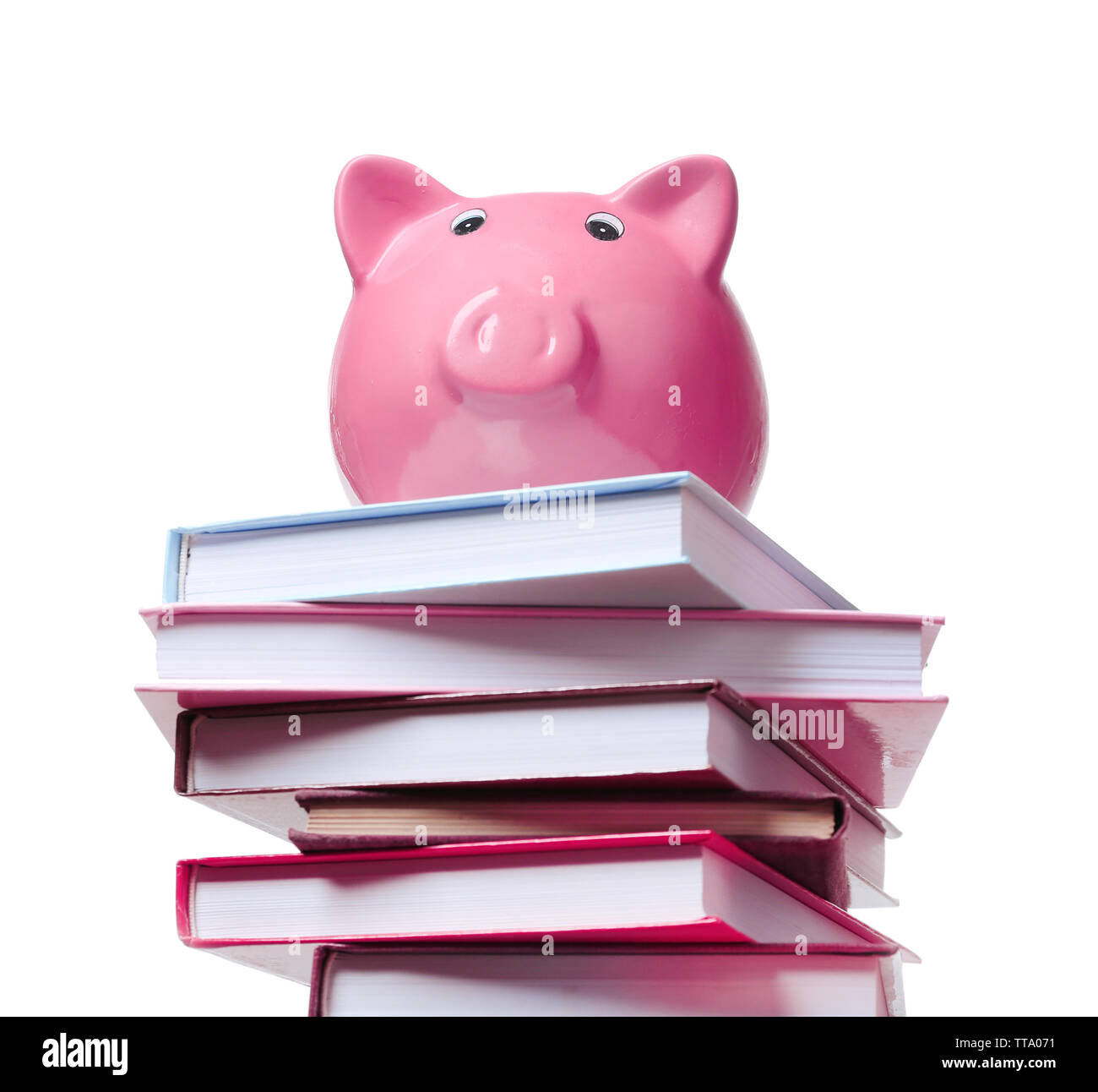 Concept accumulation of knowledge isolated on white Stock Photo - Alamy