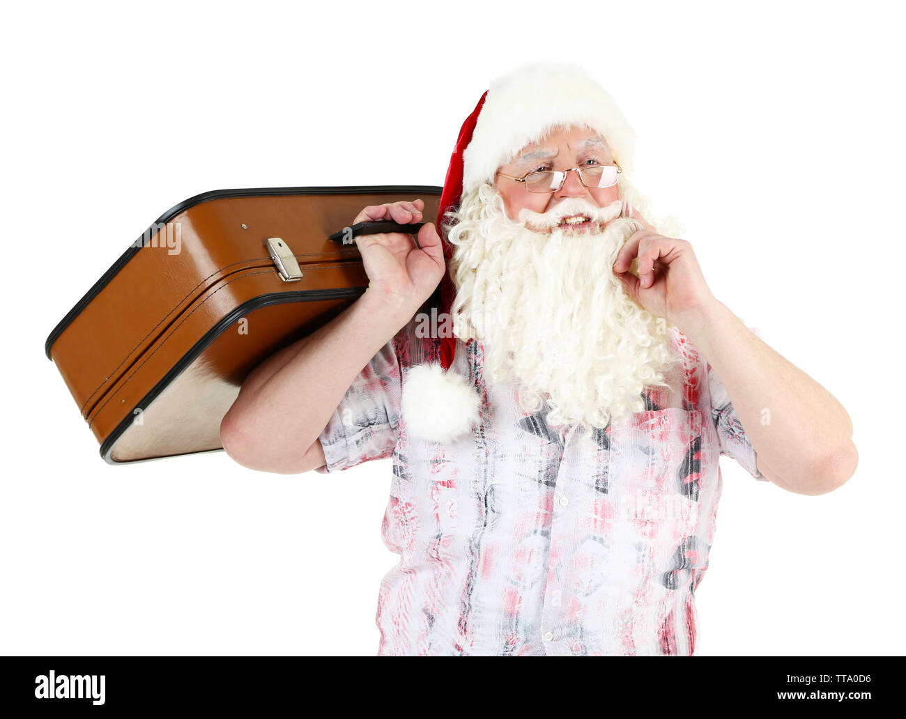 Santa claus suitcase hi-res stock photography and images - Alamy