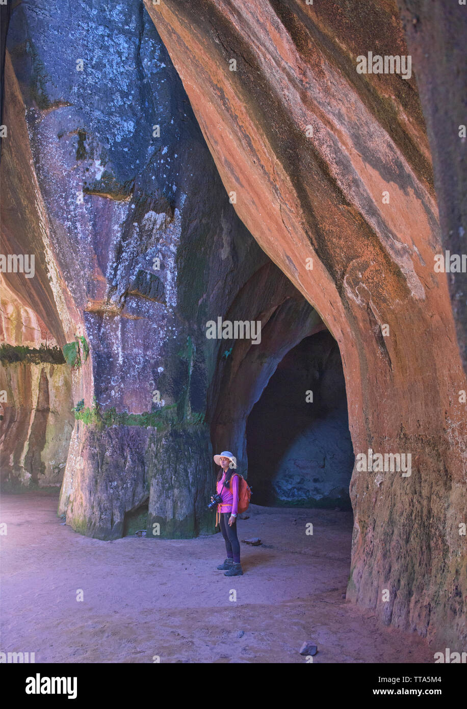 Colorful caverns in Ciudad de Itas in Torotoro National Park, Torotoro ...