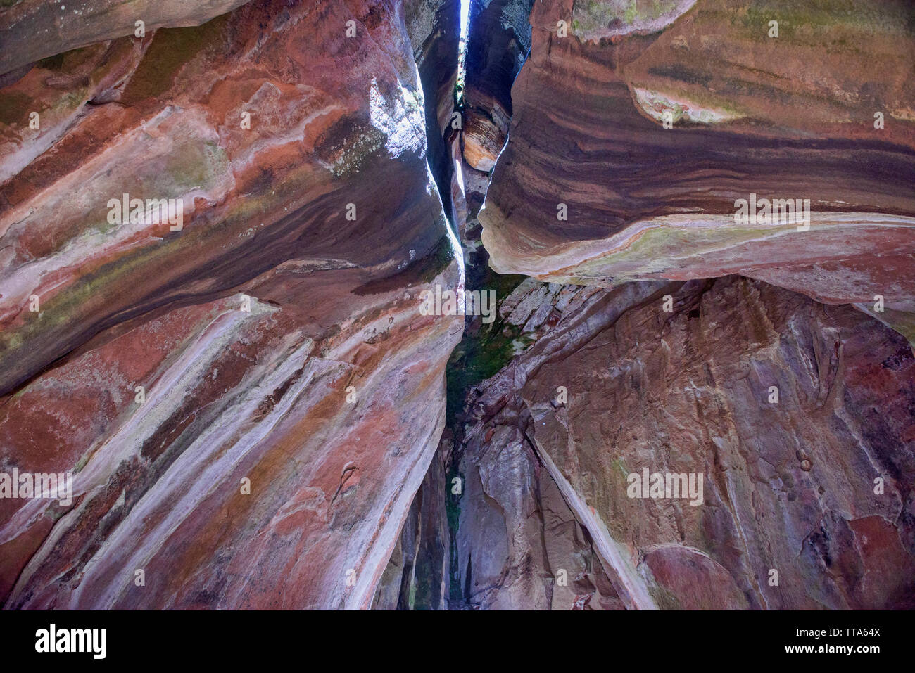 Colorful caverns in Ciudad de Itas in Torotoro National Park, Torotoro ...