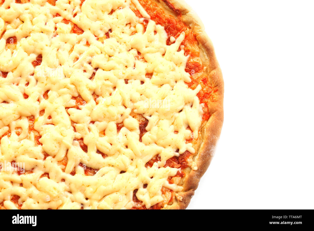 Cheese pizza close up Stock Photo - Alamy