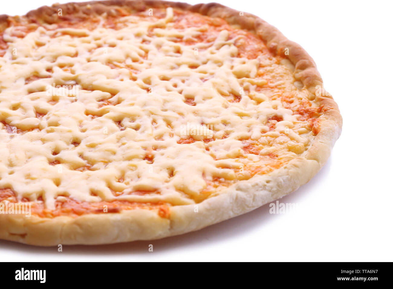 Cheese pizza close up Stock Photo - Alamy