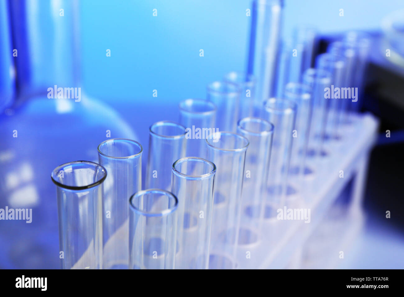 Test tubes in laboratory Stock Photo - Alamy