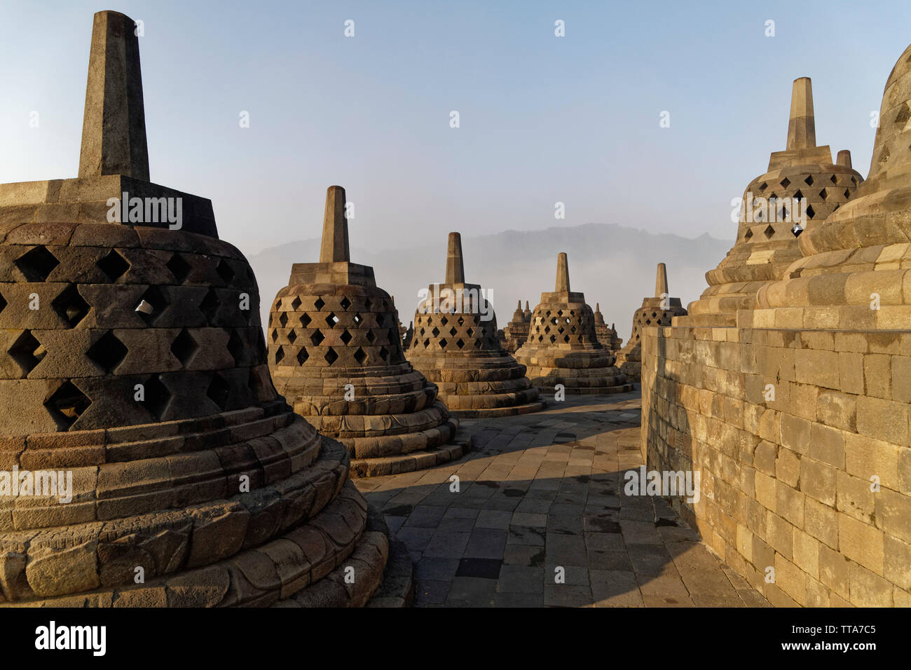 Borobudur, Central Java, Indonesia. 7th May, 2019. The 9th-century ...