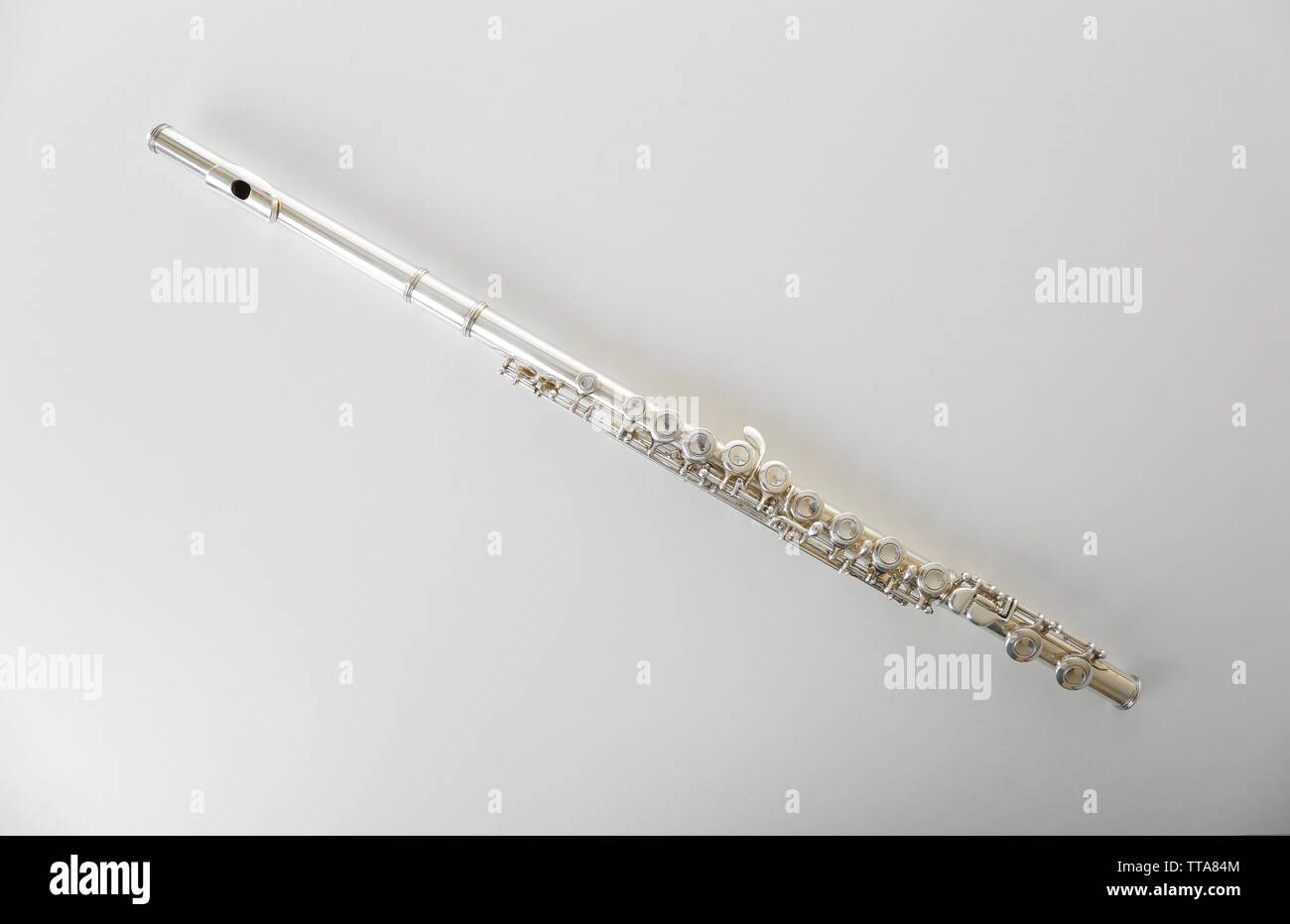 Flute isolated on white Stock Photo - Alamy