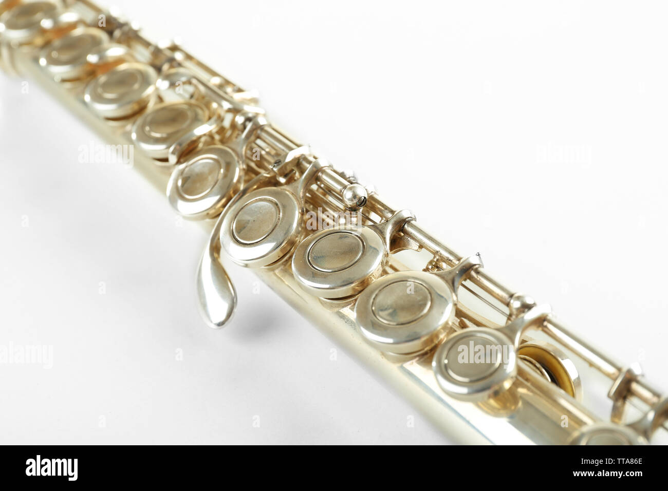 Flute isolated on white Stock Photo - Alamy
