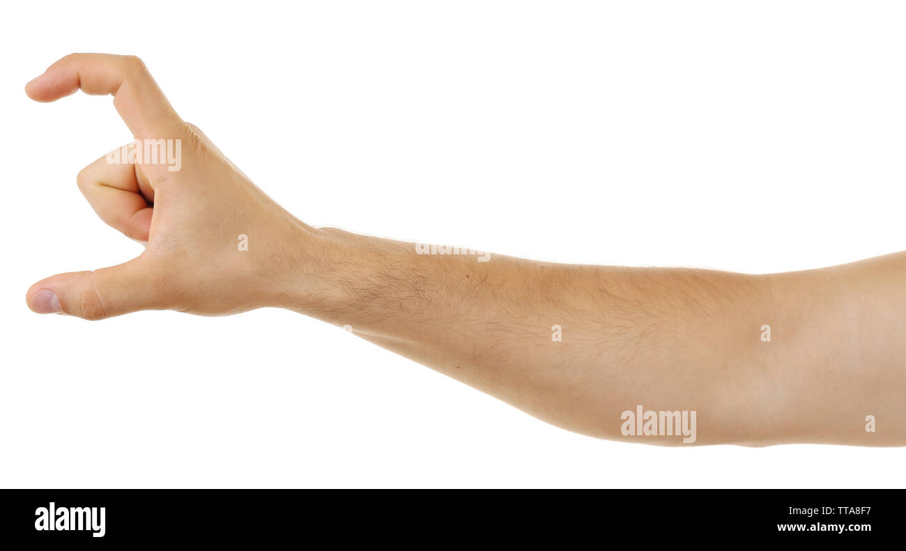 Male hand close up Stock Photo - Alamy