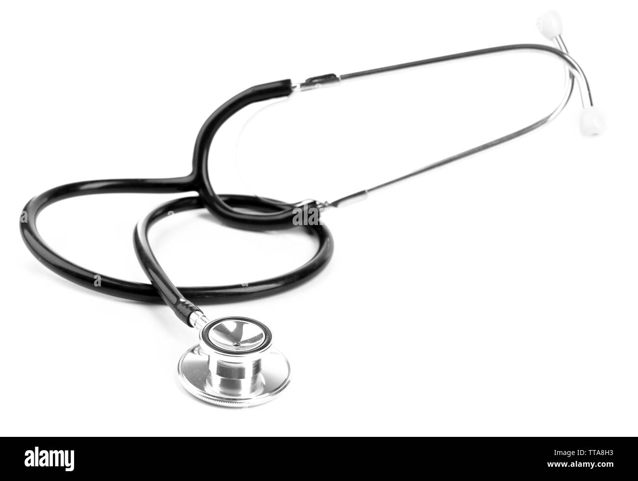 Medical stethoscope isolated on white Stock Photo - Alamy