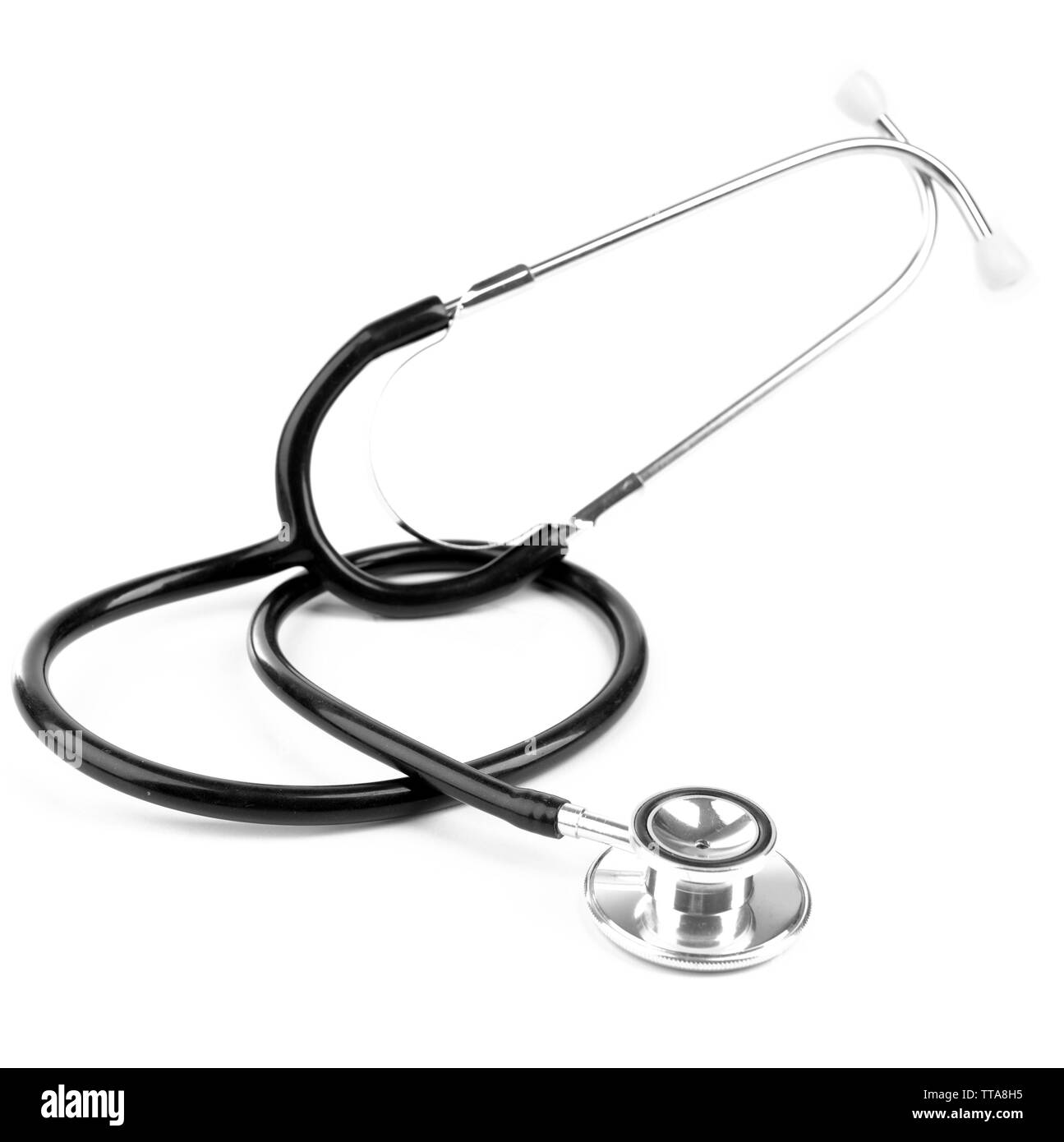 Medical stethoscope isolated on white Stock Photo - Alamy