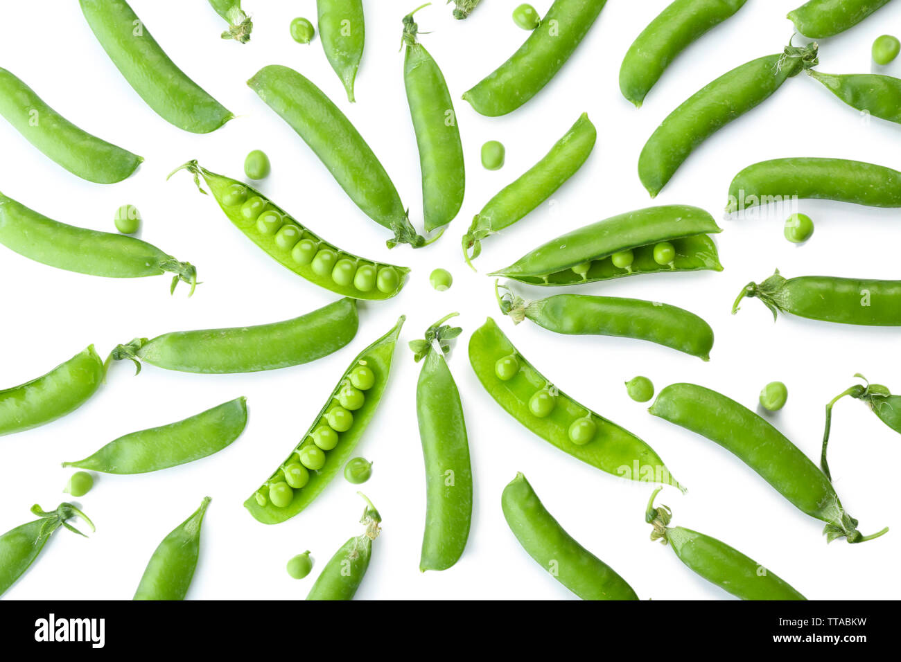 Fresh green peas close up Stock Photo - Alamy